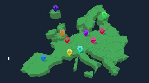 3D Map Markers for After Effects ~ After Effects #245806334
