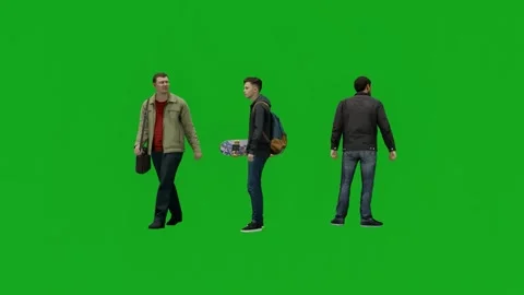 3d mexican people on green screen walkin... | Stock Video | Pond5