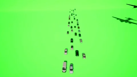 3D Model Aircraft Flying, On a Green Scr... | Stock Video | Pond5