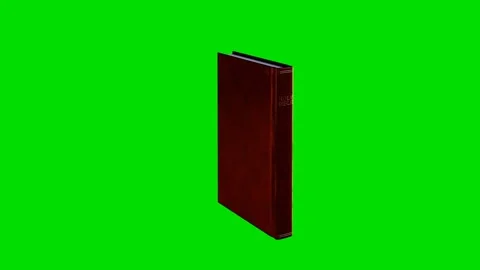 3D model bible on green screen rotating ... | Stock Video | Pond5