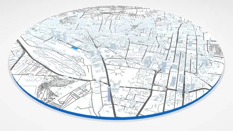 3d model Karachi map background loop. Sp... | Stock Video | Pond5