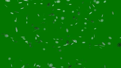 3d model of snow on green screen,white s... | Stock Video | Pond5