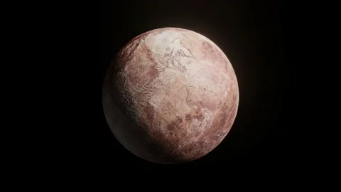 3D modeling Makemake (Dwarf planet) on a... | Stock Video | Pond5