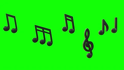 Falling Music Notes Stock Video Footage | Royalty Free Falling Music ...