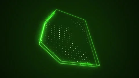 3D Neon Green Vatican City Holy See Map ... | Stock Video | Pond5