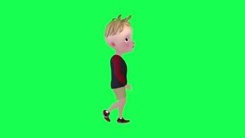 Kid Walking Green Screen Stock Videos – Royalty-Free HD & 4K Videos