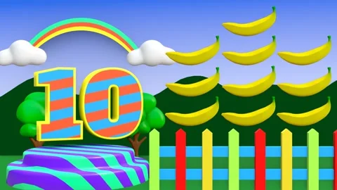 Cartoon Banana Stock Footage ~ Royalty Free Stock Videos | Pond5