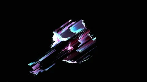 3D object with displacement and pixel so... | Stock Video | Pond5