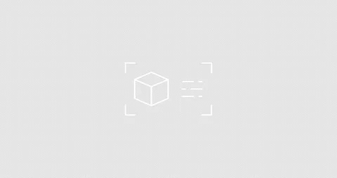 3d object info animated outline icon | Stock Video | Pond5