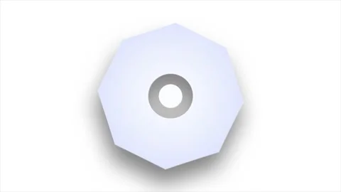 3d Octagon shape looping rotation animat... | Stock Video | Pond5