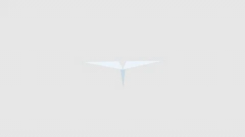 3D Paper Plane Flying Loop Animation Bac... | Stock Video | Pond5