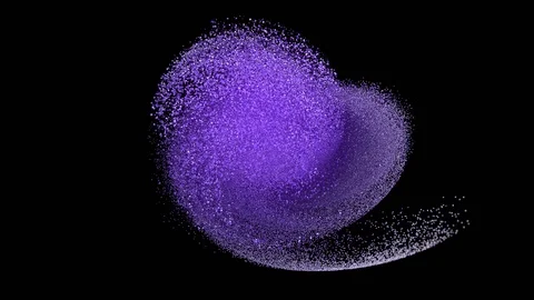 3D Particles Animation, Particles Burst ... | Stock Video | Pond5