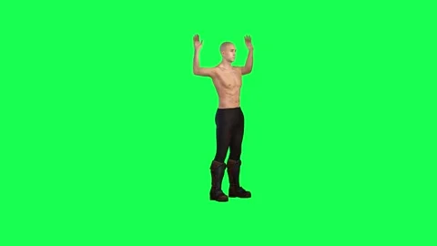 3d people in chroma key background isola... | Stock Video | Pond5