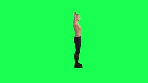 3d people in chroma key background isola... | Stock Video | Pond5
