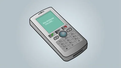 3d phone ringing background and 3d anima... | Stock Video | Pond5