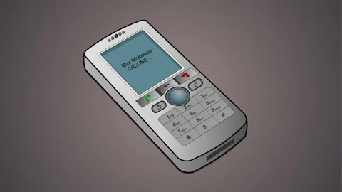 3d phone ringing background and 3d anima... | Stock Video | Pond5