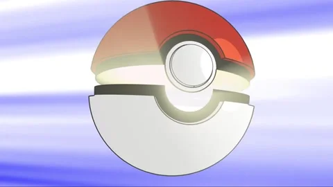 3D Pokemon Ball Cel Shading | Stock Video | Pond5