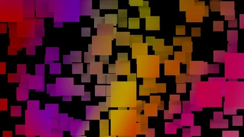 3D post it note shapes in a colorful bac... | Stock Video | Pond5