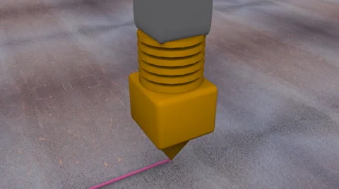 3d print animation | Stock Video | Pond5