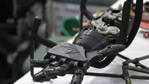 3D printed bionic arm or known as prosth... | Stock Video | Pond5