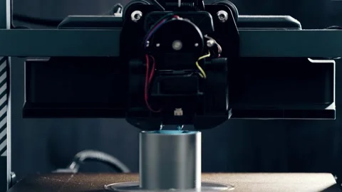 3D Printer Prints An Object Based On A C... | Stock Video | Pond5
