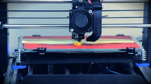 3D printer working. Fused deposition mod... | Stock Video | Pond5