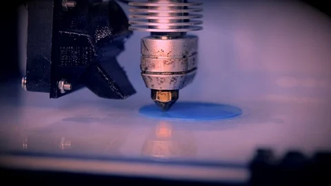 3D printer working. Fused deposition mod... | Stock Video | Pond5