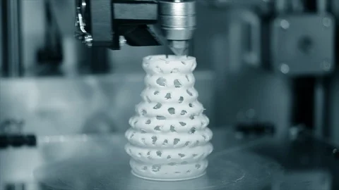 3D printer working. Fused deposition mod... | Stock Video | Pond5