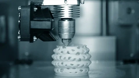 3D printer working. Fused deposition mod... | Stock Video | Pond5