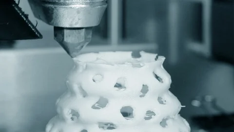 3D printer working. Fused deposition mod... | Stock Video | Pond5