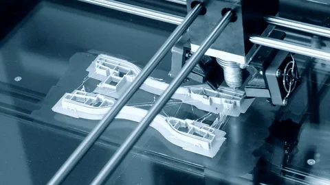 3D printer working. Fused deposition mod... | Stock Video | Pond5