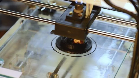 3D printer working. Fused deposition mod... | Stock Video | Pond5