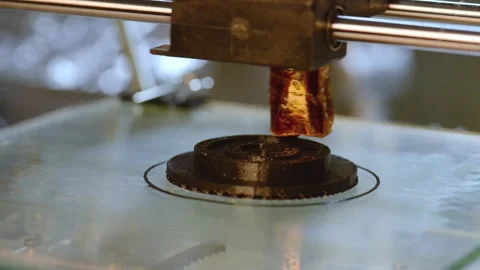 3D printer working. Fused deposition mod... | Stock Video | Pond5