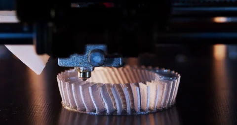 3D printer working. Fused deposition mod... | Stock Video | Pond5