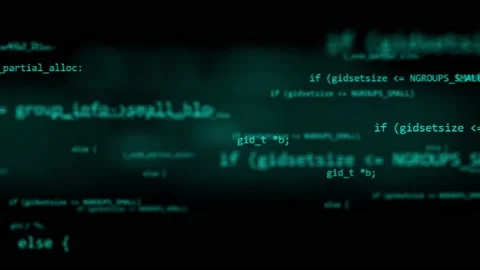 3D programming code abstract technology ... | Stock Video | Pond5