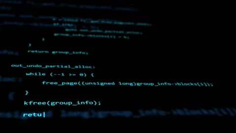 3D programming code abstract technology ... | Stock Video | Pond5