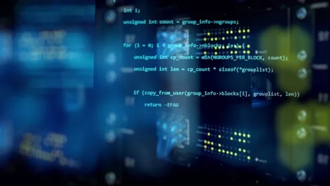 3D programming code abstract technology ... | Stock Video | Pond5