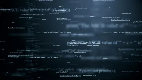 3D programming code abstract technology ... | Stock Video | Pond5