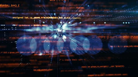 3D programming code abstract technology ... | Stock Video | Pond5