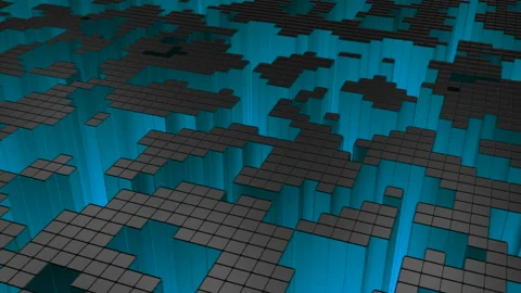 3D puzzle blocks background. Design. Sur... | Stock Video | Pond5