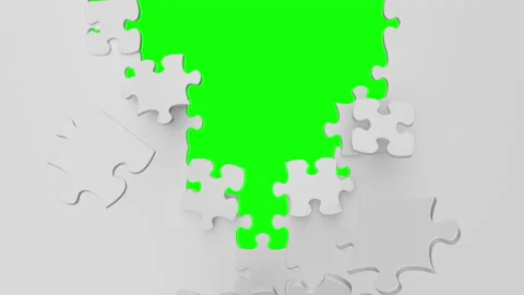 Puzzle Puzzle Pieces Green Screen Stock Video Footage | Royalty Free ...
