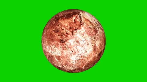 3d realistic Makemake spinning green bac... | Stock Video | Pond5