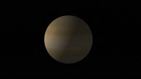 3d realistic Saturn planet moving on spa... | Stock Video | Pond5