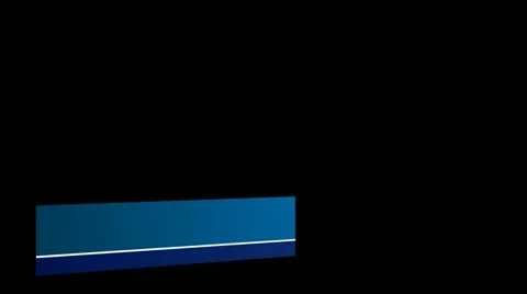 3D Rectangular Animated Lower Third Titl... | Stock Video | Pond5