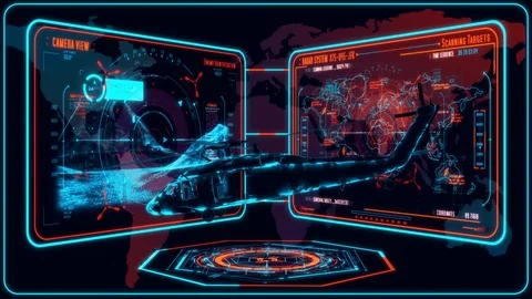 Attack Helicopter Hud Stock Video Footage | Royalty Free Attack ...