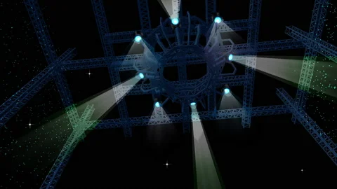 3D Render 4k animation - Concert Stage S... | Stock Video | Pond5