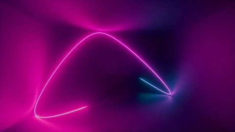 3d render, abstract background, neon ray... | Stock Video | Pond5