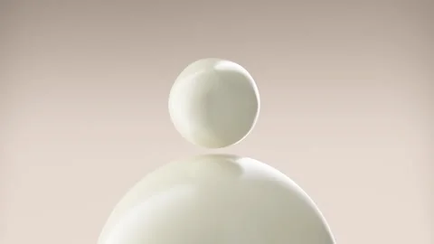 3d render animation design of liquid bal... | Stock Video | Pond5