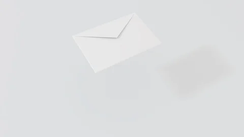 3D render animation of envelope with cha... | Stock Video | Pond5
