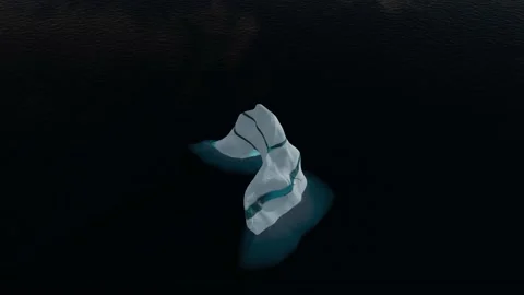 3D Render animation of floating in ocean... | Stock Video | Pond5